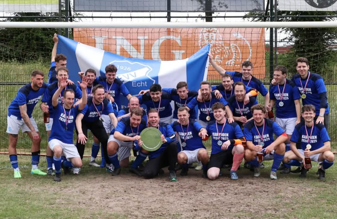 EVV Echt 3 overtuigend kampioen | EVV Echt